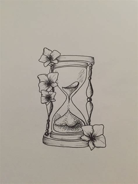 Hourglass Tattoo Design