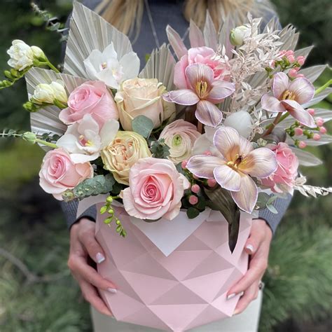 Квіти у коробці Voki Flowers квіткова майстерня