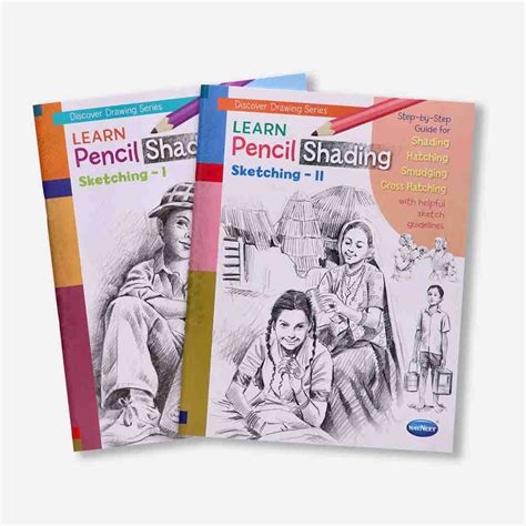 Navneet Learn Pencil Shading Sketching 1 And 2 For Elementary Art Pr