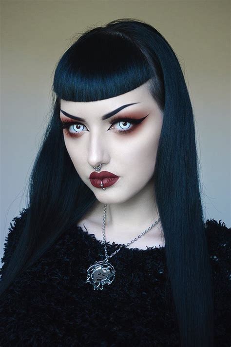 Gótica Garota Punk Makeup Gothic Makeup Eye Makeup Gothic Looks