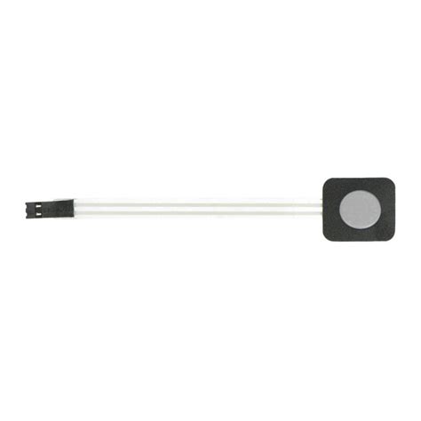 membrane keypad 1 grey key self adhesive botland robotic shop