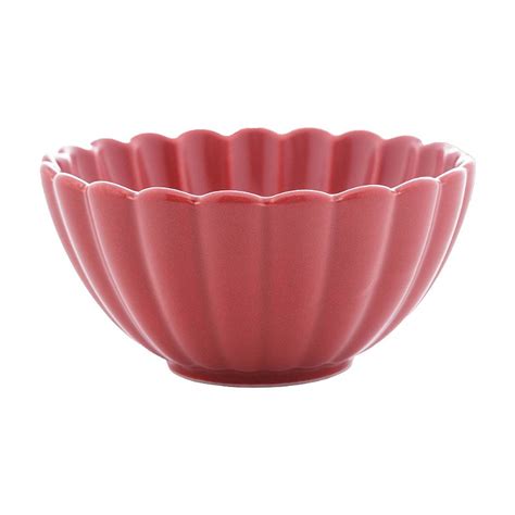 CONJUNTO BOWLS DE PORCELANA PÉTALA VERMELHO MATT CM X CM WOLFF e utilities