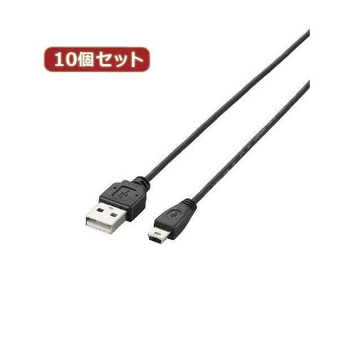 10個セット エレコム 極細usb20ケーブル（mini Bタイプ） U2c メルカリ