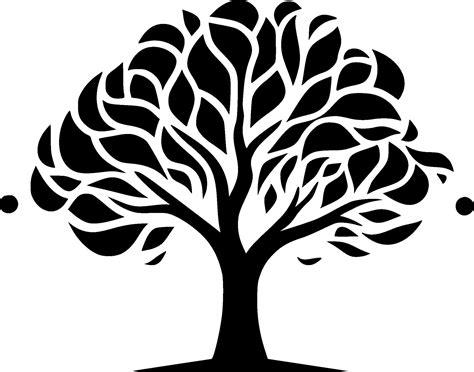 Tree Minimalist And Flat Logo Vector Illustration 34029499 Vector Art At Vecteezy