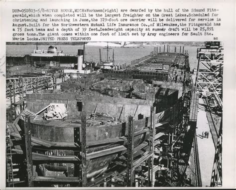 Photos Ss Edmund Fitzgerald Through The Years From Launch To Sinking
