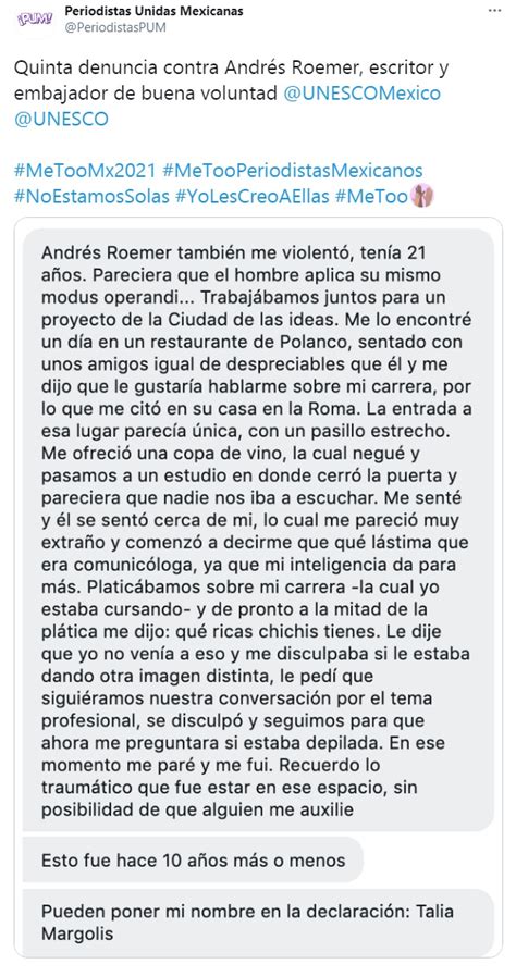 Monserrat Ortiz Acusa De Abuso Sexual A Andrés Roemer