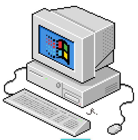 Download Free 100 Pixel Art Computer