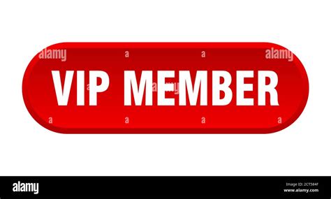 Vip Member Button Rounded Sign Isolated On White Background Stock Vector Image And Art Alamy