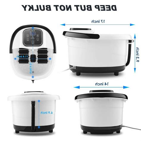 Ovitus Foot Spa Bath Massager Wheat And Bubble