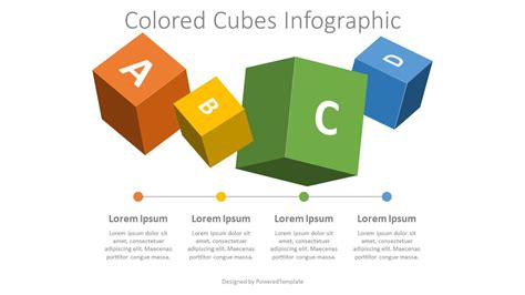 Colored Cubes Infographic Free Presentation Template For Google Slides And PowerPoint