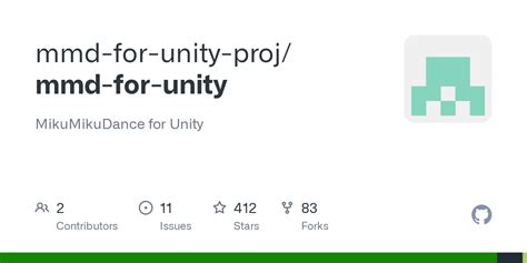 mmd for unity tutorial md at master · mmd for unity proj mmd for unity