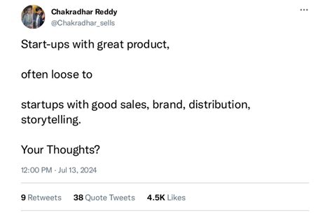 Chakradharchakri Reddy On Linkedin Itssaturday Sales B2b