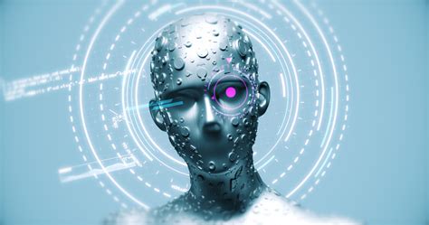 Hud 데이터를 분석하는 현대 로봇 기술 3d 일러스트 렌더링 3차원 형태에 대한 스톡 사진 및 기타 이미지 3차원 형태 4k해상도 Cpu Istock