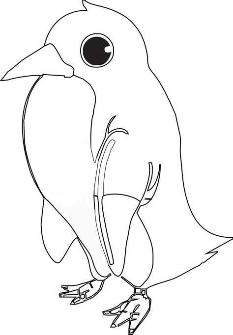 Stampa E Colora Pinguino