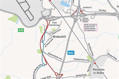 £282m Investment For M42 Junction 6 Near Birmingham Highways Industry