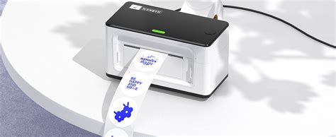 Munbyn® Blue On White Thermal Sticker Labels Munbyn