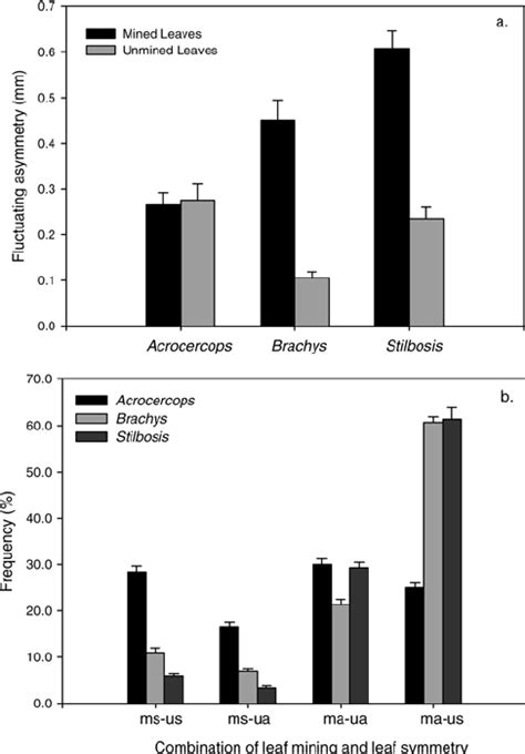Differences In A Fluctuating Asymmetry Between Mined And Unmined Leaves