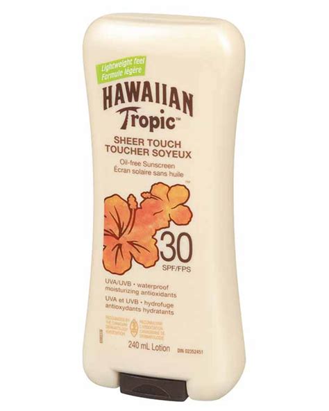 Protector solar loción Hawaiian Tropic Sheer Touch FPS 30 240ml Electroventas