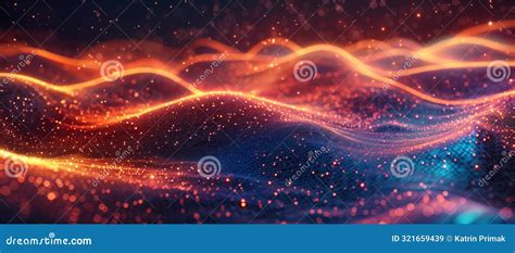 Digital Background Perfect For Tech Processes Neural Networks