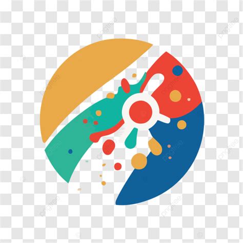 다채로운 표시가 점선으로 표시된 다채로운 로고 벡터 흰색 배경에 결과를 나타내는 단순한 다채로운 아이콘 그림자 없음 작은 프레임 중앙 Png 일러스트 및 벡터 에