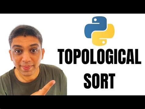 Python Topological Sort YouTube