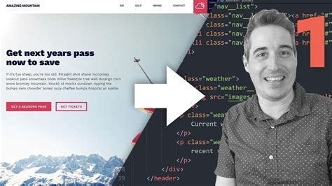 From Design To Code Html And Css Tutorial Part One Youtube