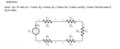 Solved Given V091 Volts R17 Ohms R26 Ohms R35 Ohms