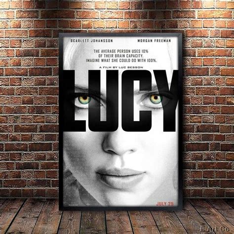 Lucy Movie Poster Framed And Ready To Hang Etsy Poster Frame Lucy