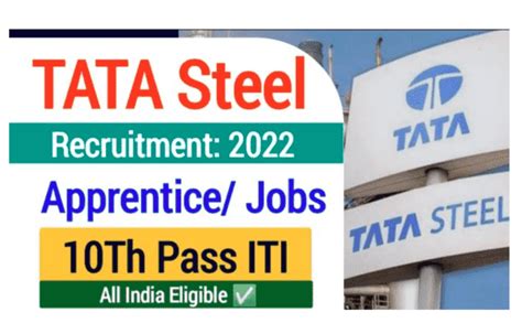 Tata Steel Apprentice Recruitment 2022 Online Apply For Various Trades