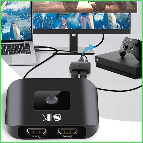 Tv Hd Multimedia Interface Switcher 48gbps 8k Hd Multimedia Interface Switcher Portable Hd