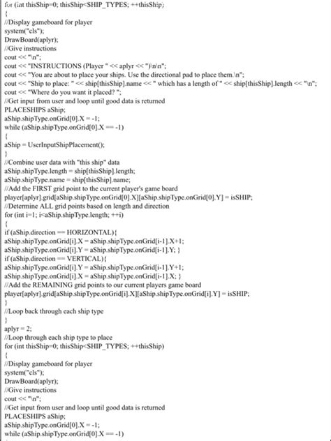 solved we have to create a battle ship game in code blocks