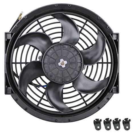 Eletro Ventilador Ventoinha Universal 10 Polegadas 12v Ar Condicionado Automotivo Carro Auto