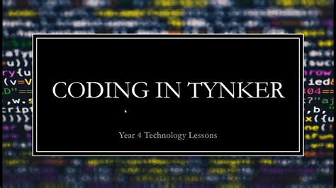 Tynker Coding Year 4 Keeping Score Youtube