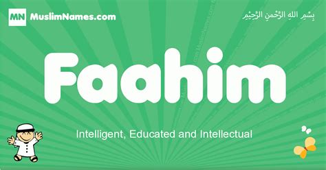 Faahim Meaning Arabic Muslim Name Faahim Meaning