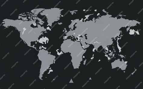 Premium Photo World Map Global International Globalisation Concept