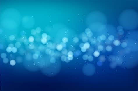 free vector bright blue bokeh background