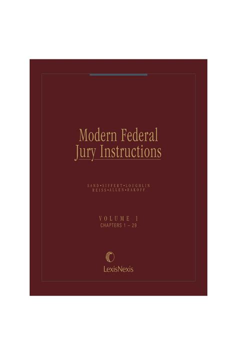 Modern Federal Jury Instructions