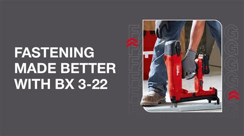 Hilti Bx3 22 Cordless Concrete Nailer Fasten With Less Noise And More