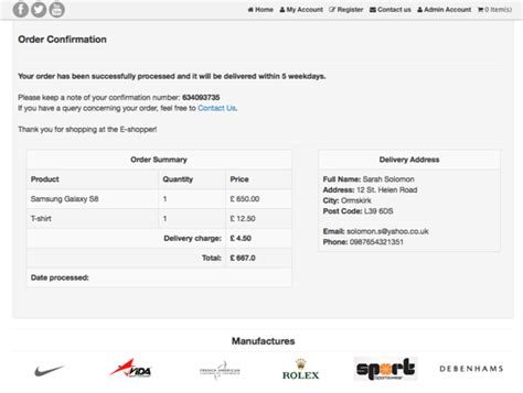 Github Selo4je Commercesite An Online Retail Management Custommer Order Processing System