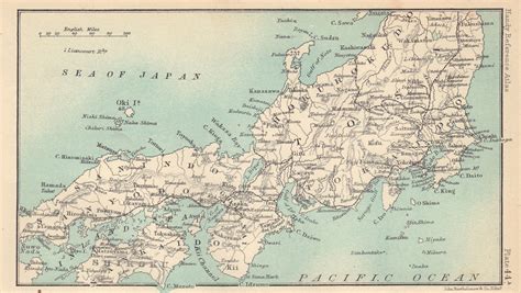 Japan Antique And Vintage Maps And Prints