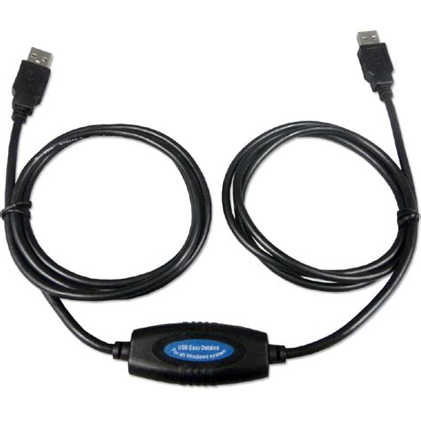 Qvs Usb2 Link 6 Ft Usb To Usb High Speed Usb 2 0 480mbps File Transfer Cable