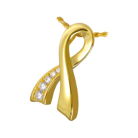 Awareness Gold Clear Stones Veterans Funeral Care