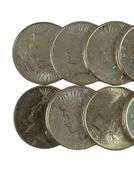 Group Of 10 Peace Silver Dollars Matthew Bullock Auctioneers