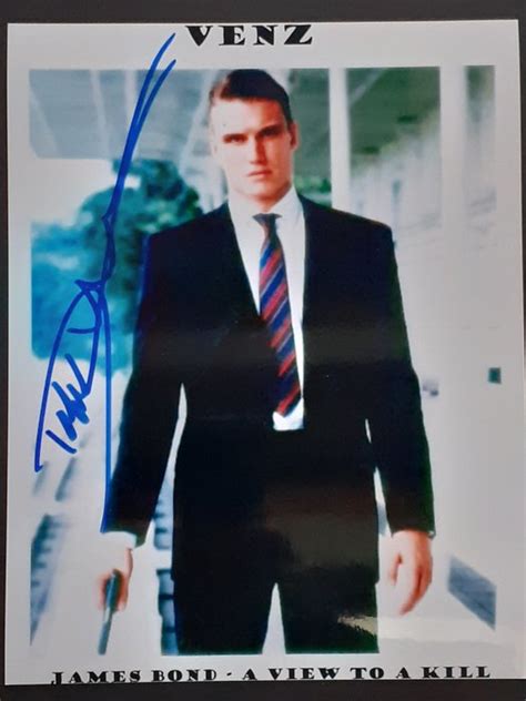 James Bond 007 A View To A Kill Dolph Lundgren Venz Autograph