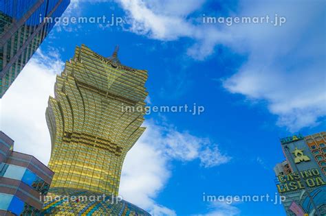 マカオ特別行政区のリスボアと青空の写真素材 220839106 イメージマート