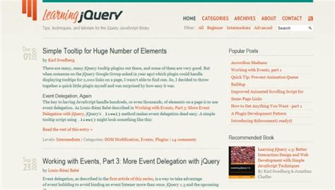 learning jquery blog design heroes