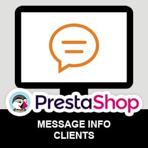 Module Message D Information Pour PrestaShop
