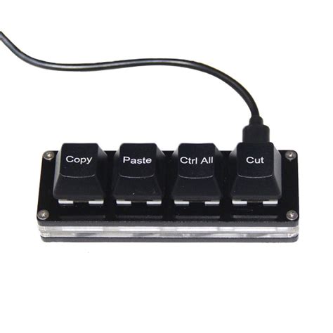 Office Shortcut Keypad Keychron 4 Key Green Axis Copy Paste Ctrl All
