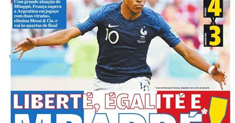 La presse étrangère célèbre la performance de Kylian Mbappé Libération