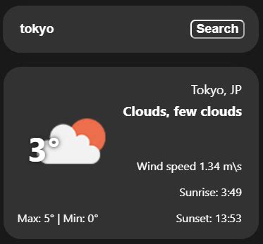 GitHub Ho Yspirt OpenWeather API ReactJS Simple Reactjs Weather App